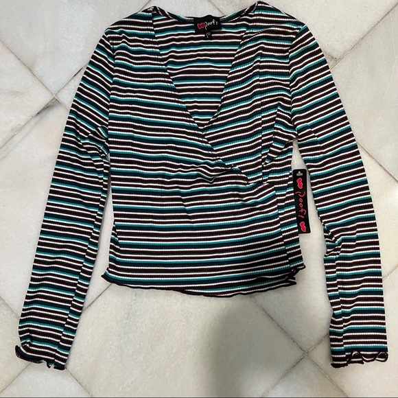 Poof! | Tops | Poof Striped Shirt | Poshmark